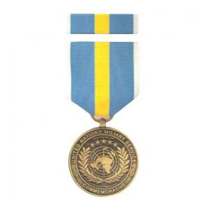 United Nations Military Service Commemorative Medal & Ribbon ...