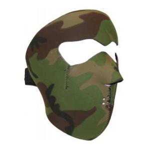 Neoprene Face Mask (Woodland Camo) | Flying Tigers Surplus