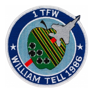 1st Tactical Fighter Wing Patch (William Tell 1986) | Flying Tigers Surplus
