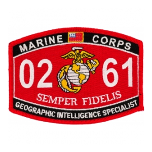 USMC MOS 0261 Geographic Intelligence Specialist Patch | Flying Tigers ...