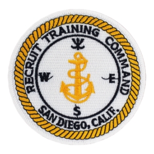 Recruit Training Command San Diego, California Patch | Flying Tigers Surplus