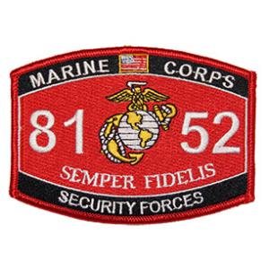 USMC MOS 8152 Security Forces Patch | Flying Tigers Surplus