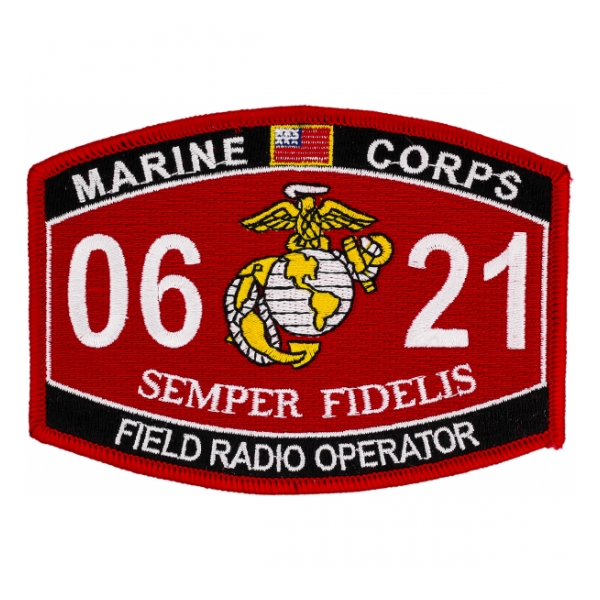 USMC MOS 0621 Field Radio Operator Patch | Flying Tigers Surplus USMC MOS 0621 Field Radio Operator Patch | Flying Tigers Surplus