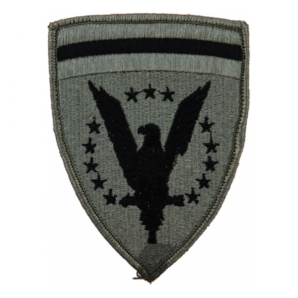 European Command Patch Foliage Green Velcro® Brand Fastener Backed