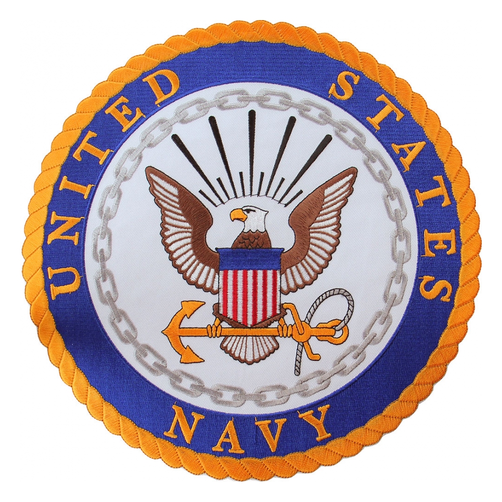 U.S. Navy Round (Back Patch) | Flying Tigers Surplus