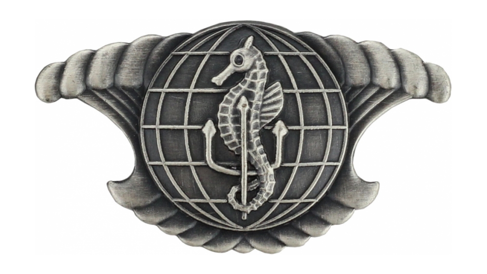 Navy Integrated Undersea's Surveillance Badge Full Size (Silver ...