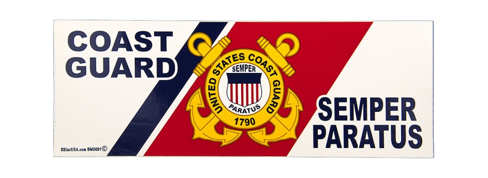 Coast Guard Decals and Bumper Stickers | Flying Tigers Surplus