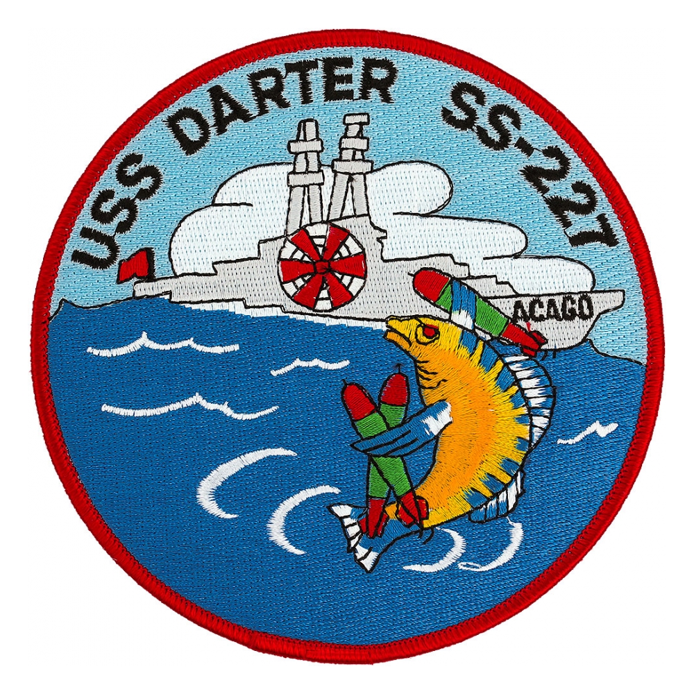 USS Darter SS-227 Submarine Patch | Flying Tigers Surplus