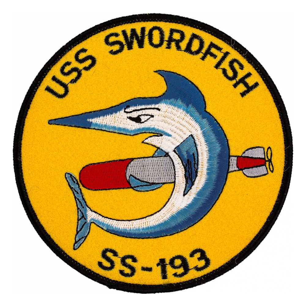 USS Swordfish SS-193 Patch | Flying Tigers Surplus