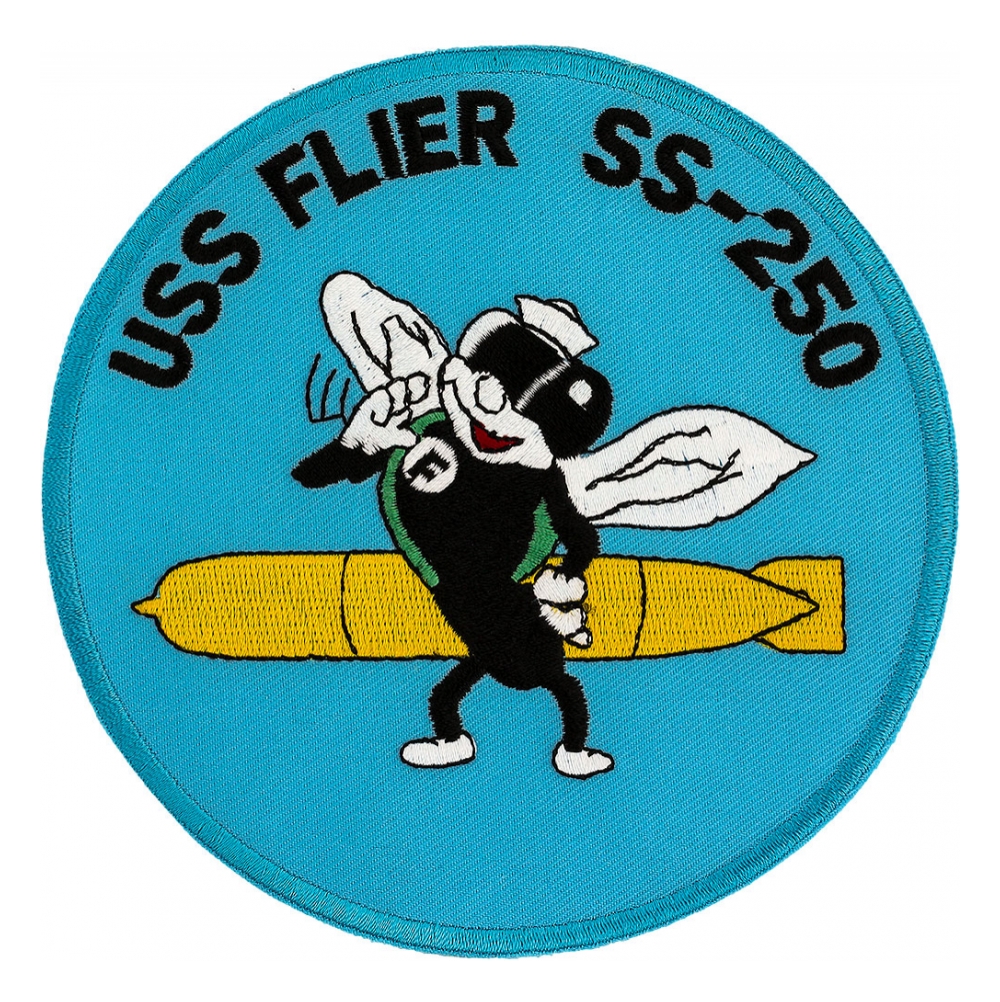 USS Flier SS-250 Patch | Flying Tigers Surplus
