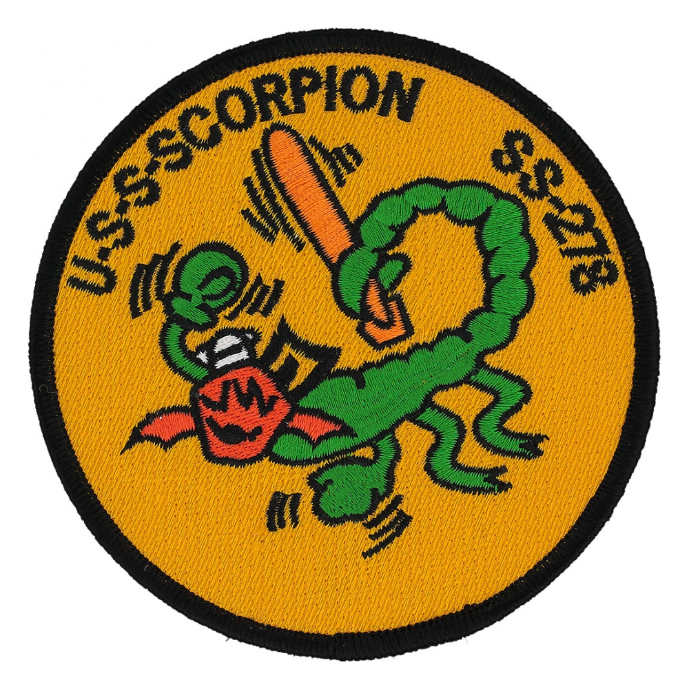 USS Scorpion SS-278 Patch | Flying Tigers Surplus
