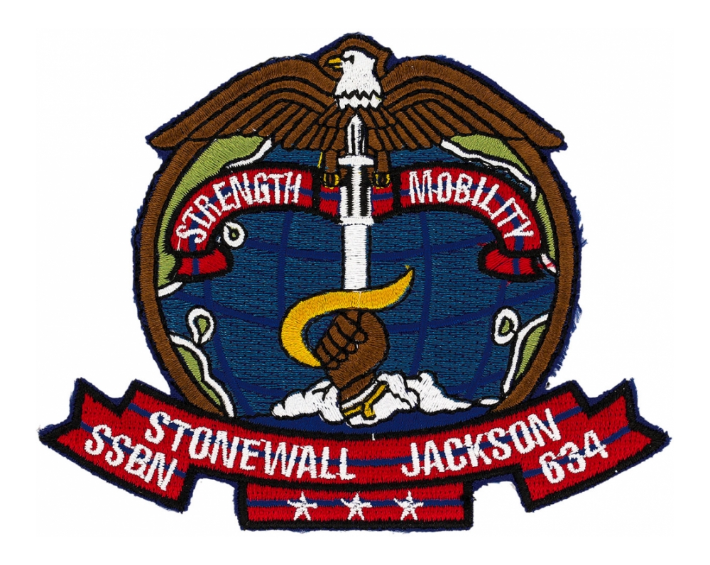 USS Stonewall Jackson SSBN-634 Patch | Flying Tigers Surplus