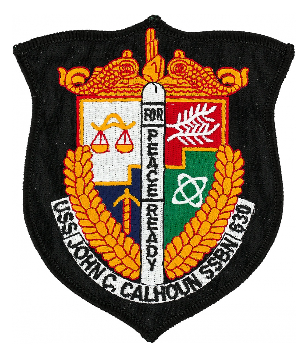 USS John C. Calhoun SSBN-630 Patch | Flying Tigers Surplus