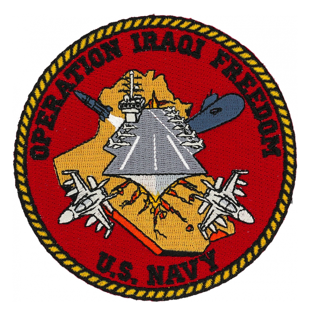 Operation Iraqi Freedom Patch (US Navy) | Flying Tigers Surplus