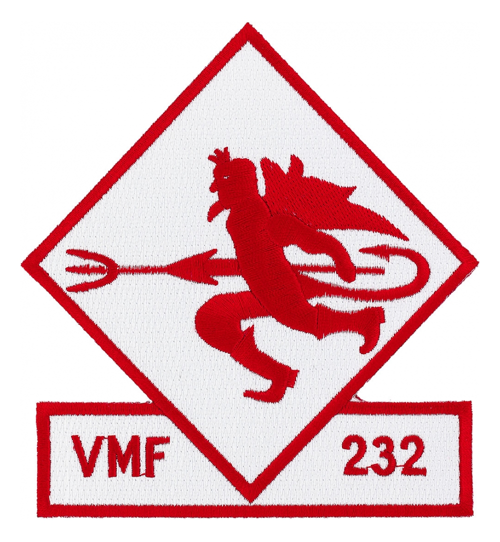 Marine Fighter Squadron VMF-232 Patch | Flying Tigers Surplus