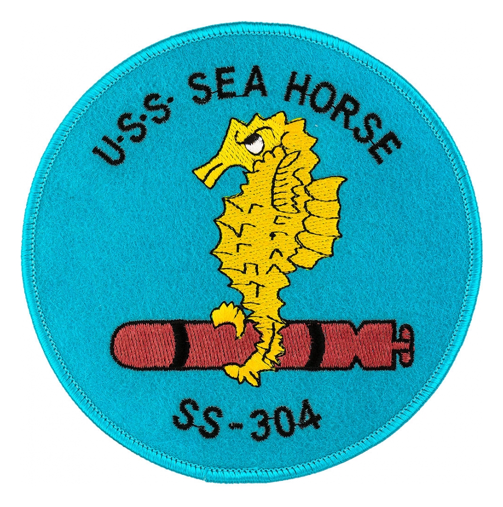 USS Sea Horse SS-304 Patch | Flying Tigers Surplus
