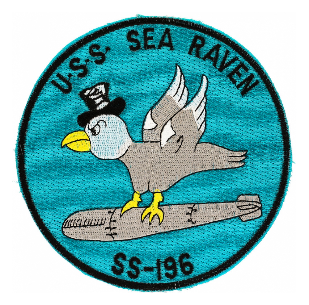 USS Sea Raven SS-196 Patch | Flying Tigers Surplus