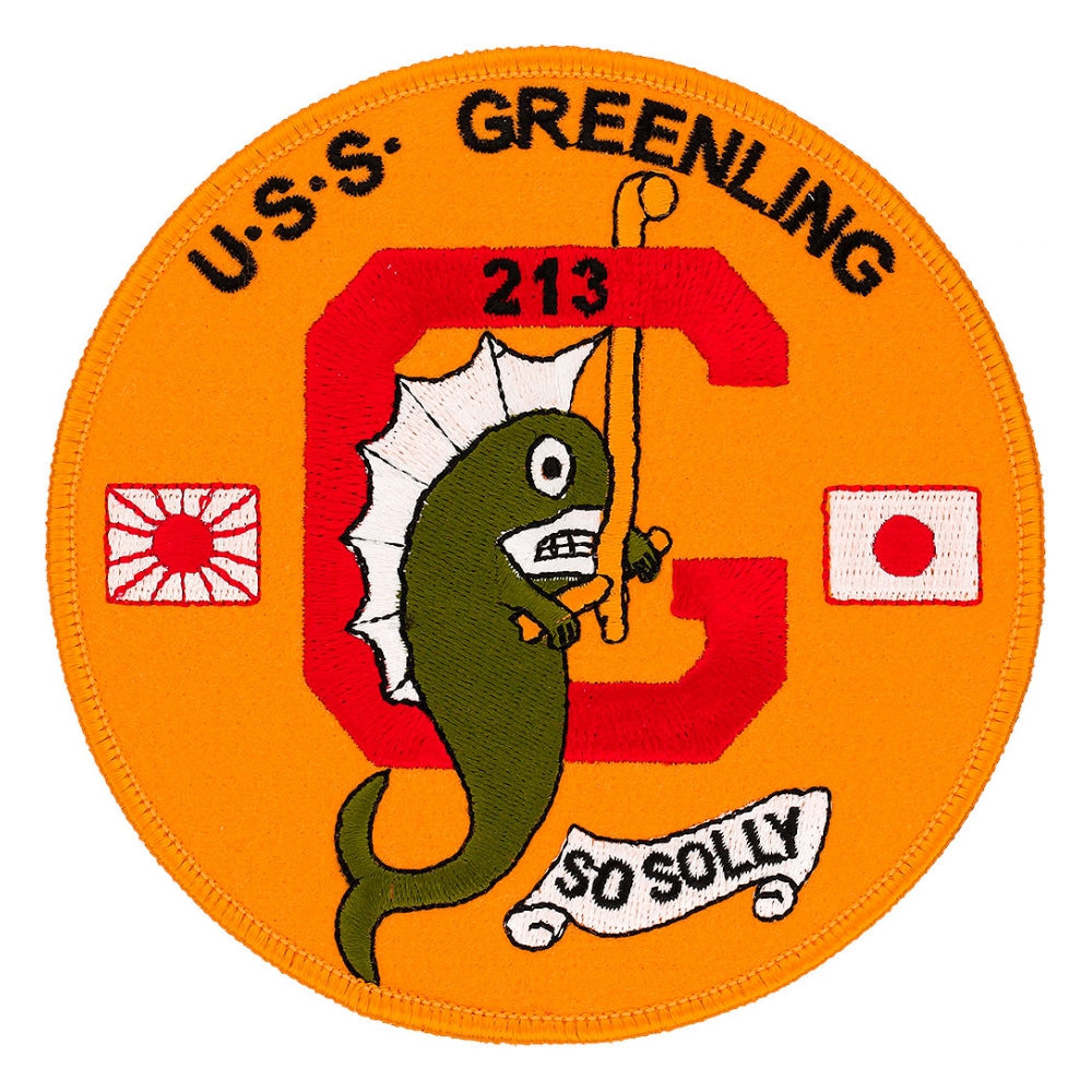 USS Greenling SS-213 Submarine Patch | Flying Tigers Surplus