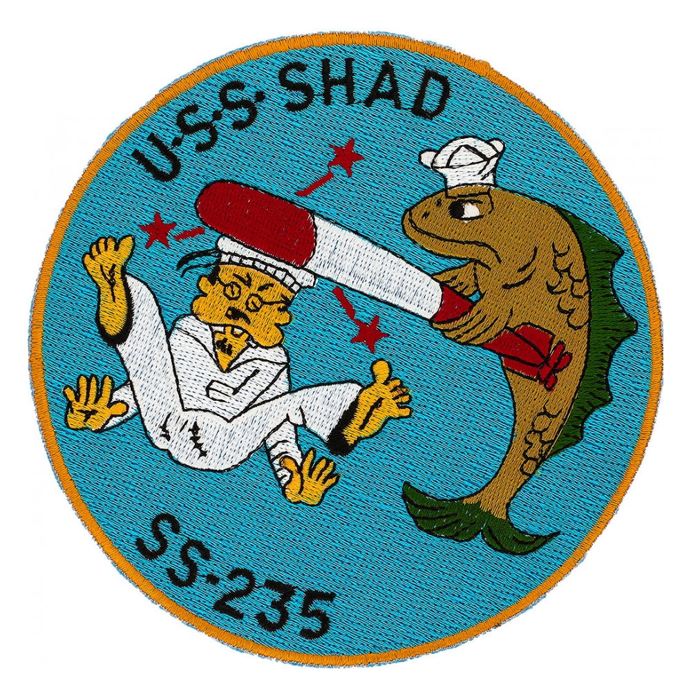 USS Shad SS-235 Submarine Patch | Flying Tigers Surplus
