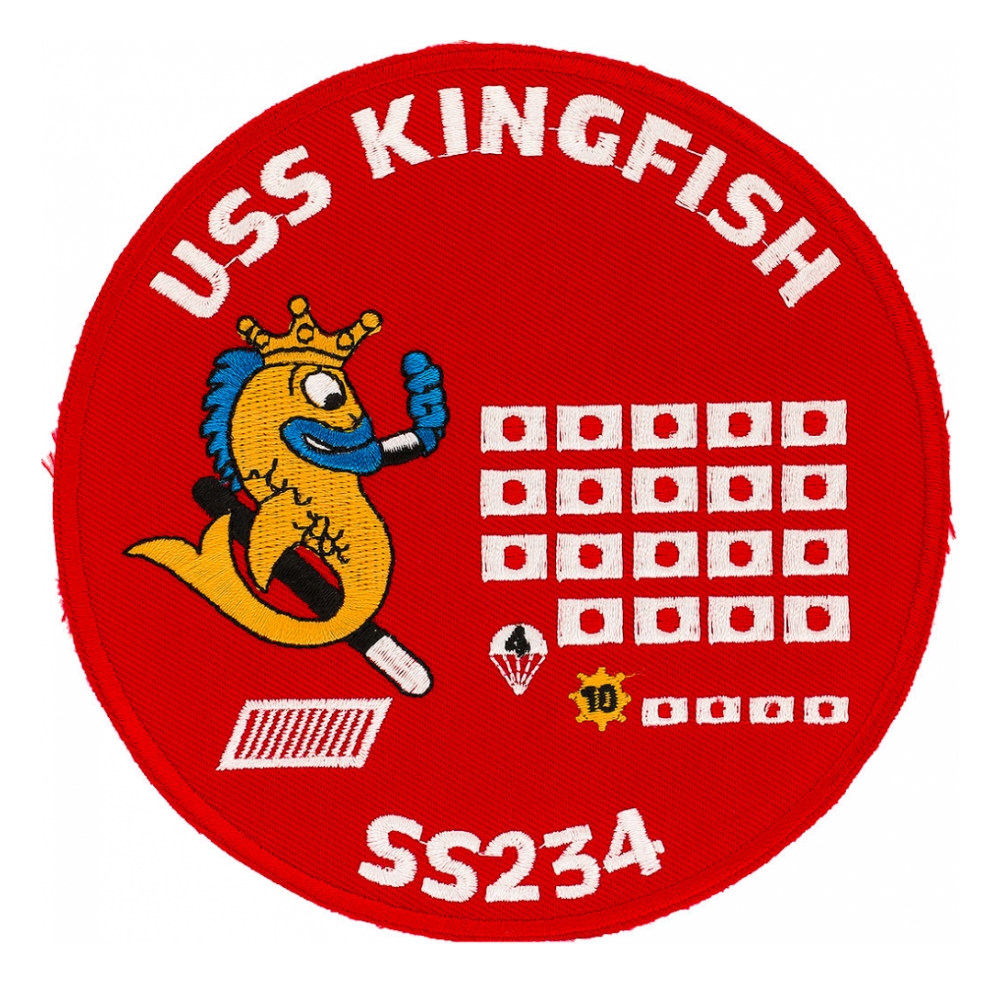 USS Kingfish SS-234 Submarine Patch | Flying Tigers Surplus