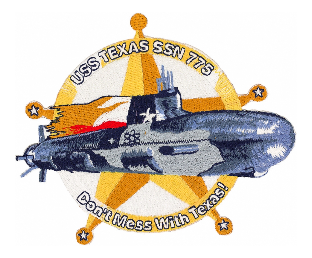 USS Texas SSN-775 Patch | Flying Tigers Surplus