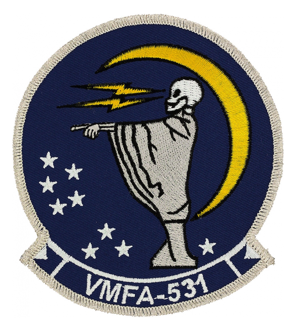 Marine Fighter Attack Squadron VMFA-531 Patch | Flying Tigers Surplus