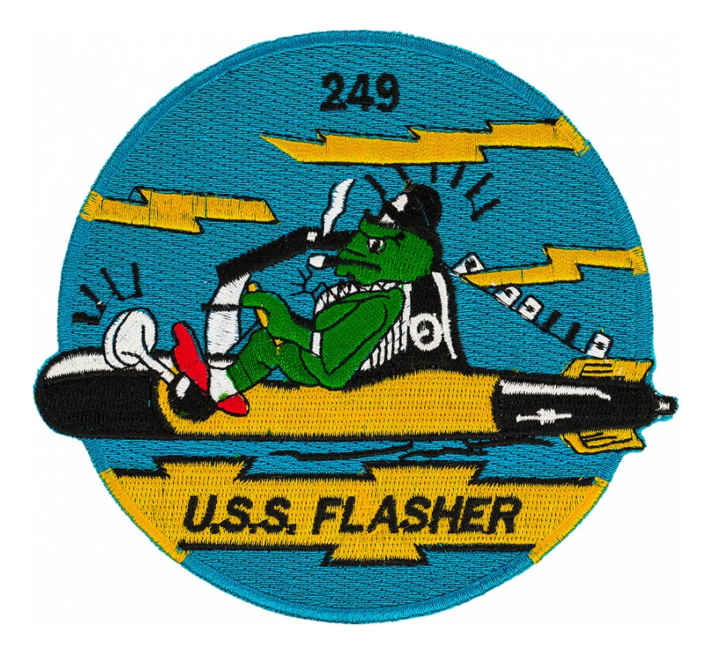 USS Flasher SS-249 Patch | Flying Tigers Surplus