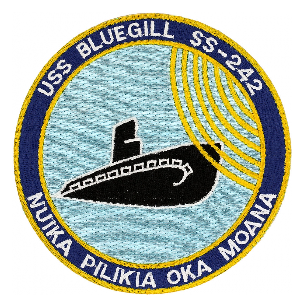 USS Bluegill SS-242 Submarine Patch | Flying Tigers Surplus
