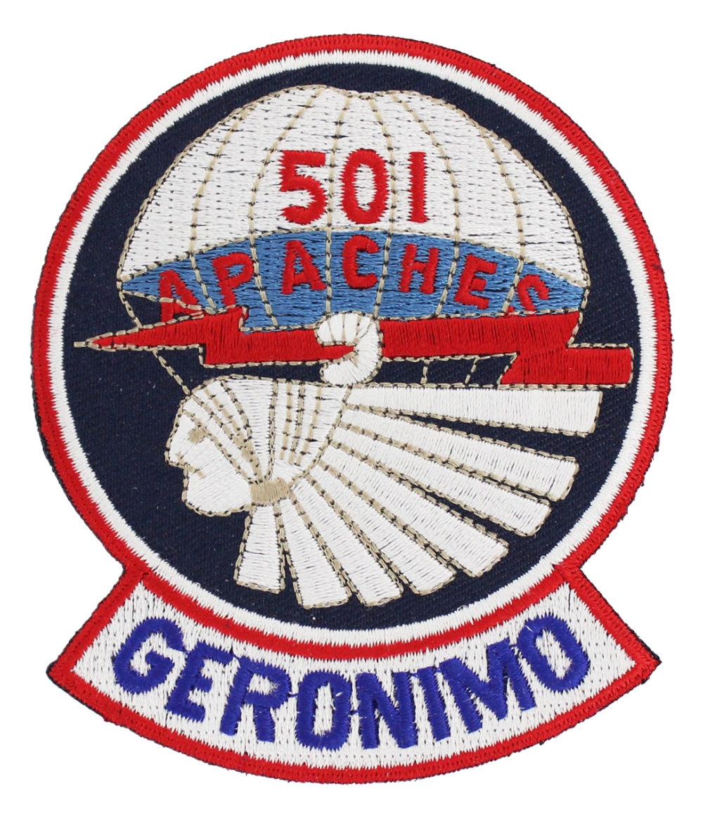 501st Airborne Infantry Regiment Patch (Geronimo) | Flying Tigers Surplus