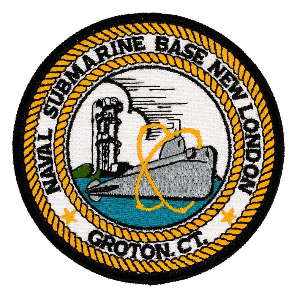 Naval Submarine Base Groton, CT. Patch | Flying Tigers Surplus