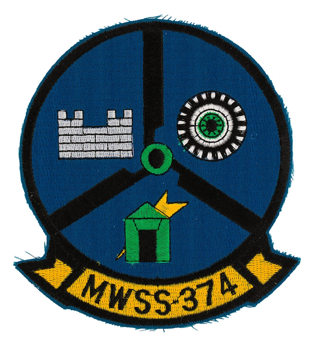 Marine Wing Support Squadron MWSS-374 Patch | Flying Tigers Surplus