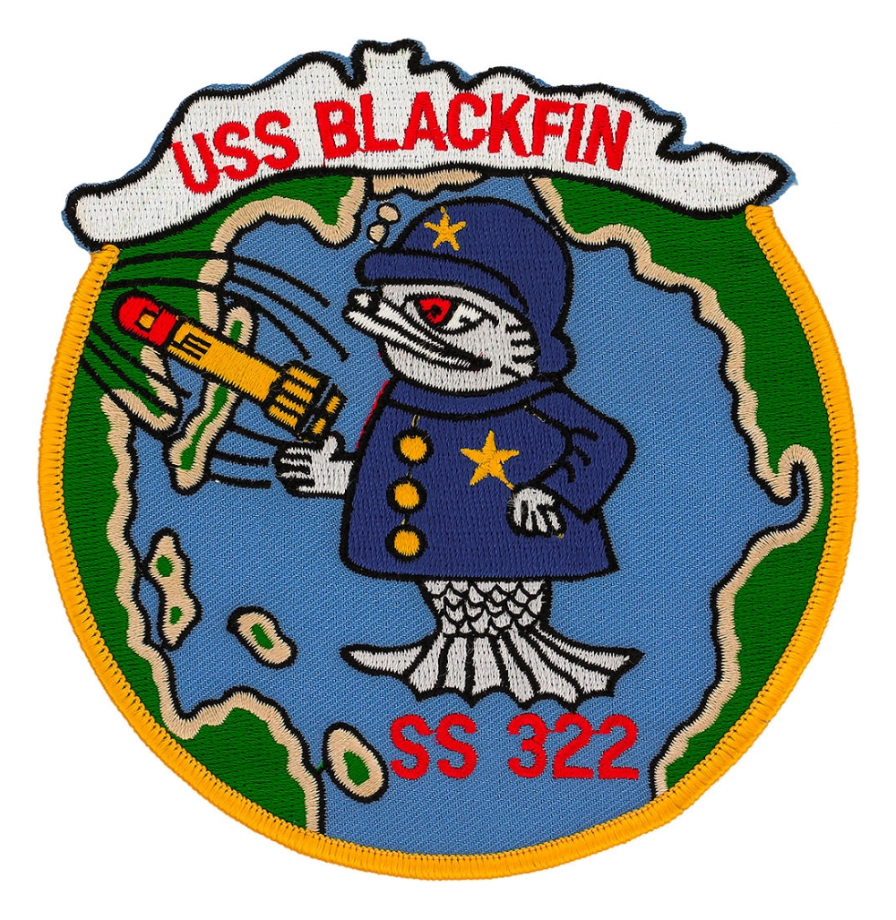 USS Blackfin SS-322 Patch | Flying Tigers Surplus