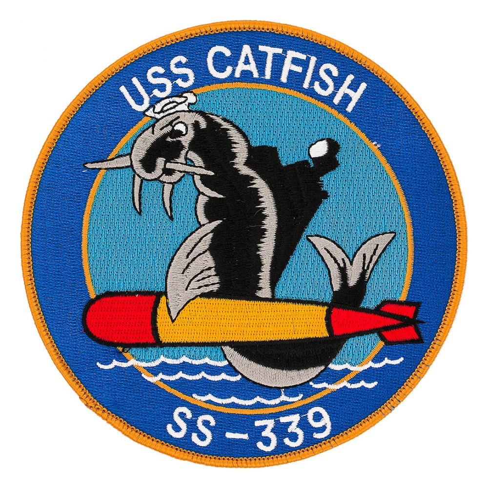 USS Catfish SS-339 Patch | Flying Tigers Surplus