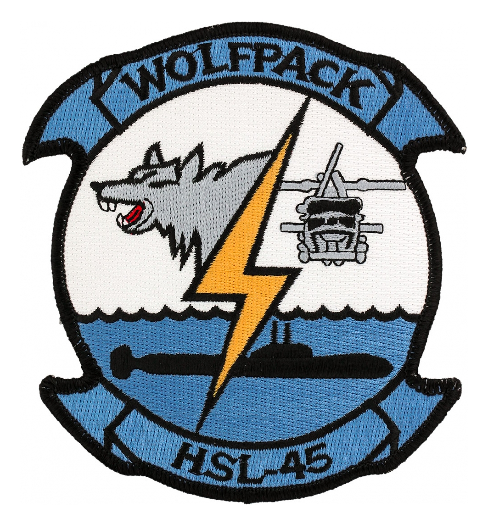 Navy Helicopter Anti-Submarine Squadron (Light) Patch HSL-45 | Flying ...