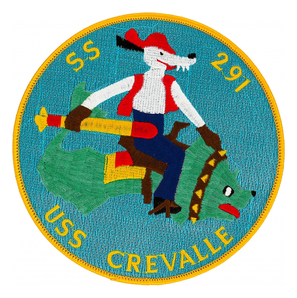 USS Crevalle SS-291 Patch | Flying Tigers Surplus