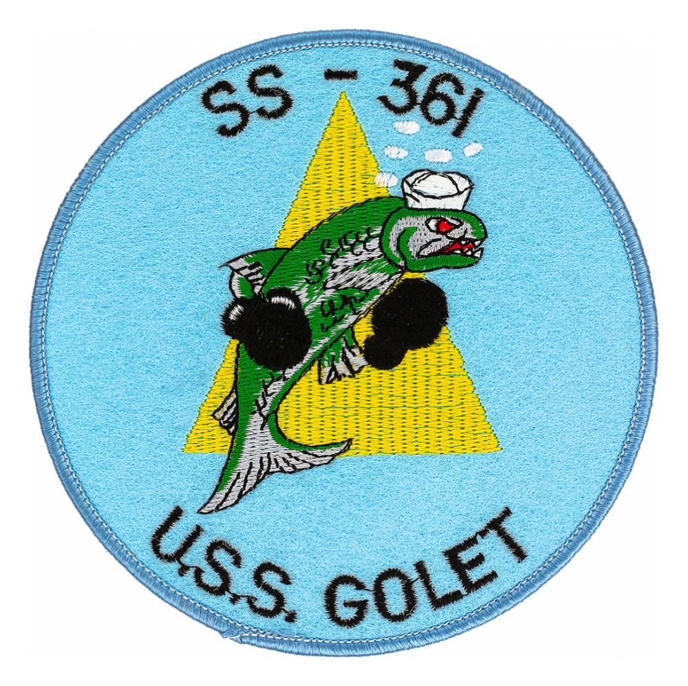 USS Golet SS-361 Patch | Flying Tigers Surplus