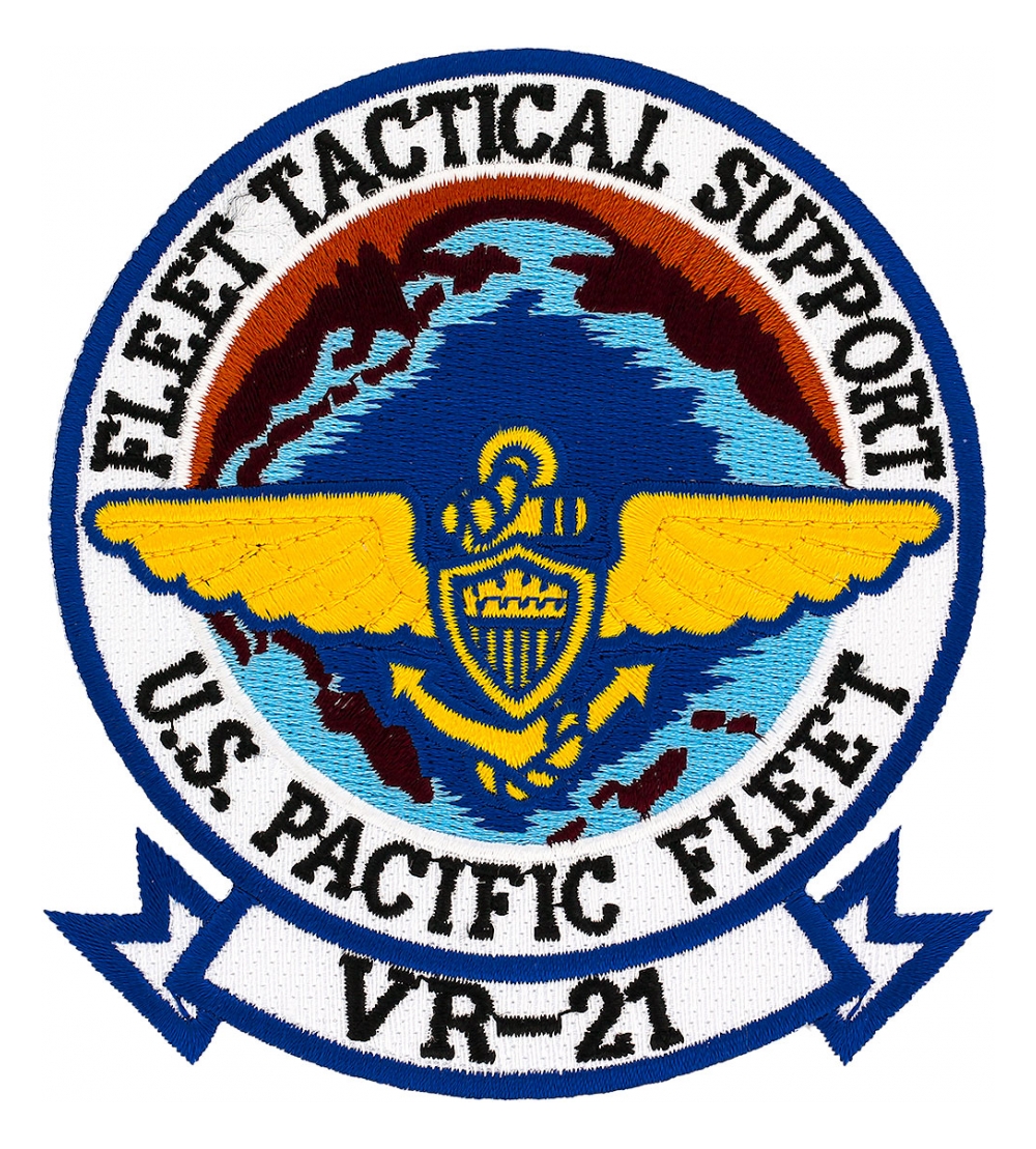 Navy Fleet Logistics Support Squadron Patch VR-21 | Flying Tigers Surplus