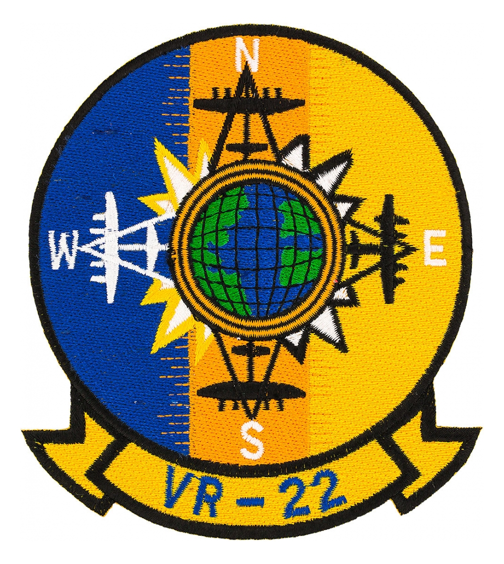 Navy Fleet Logistics Support Squadron Patch VR-22 | Flying Tigers Surplus