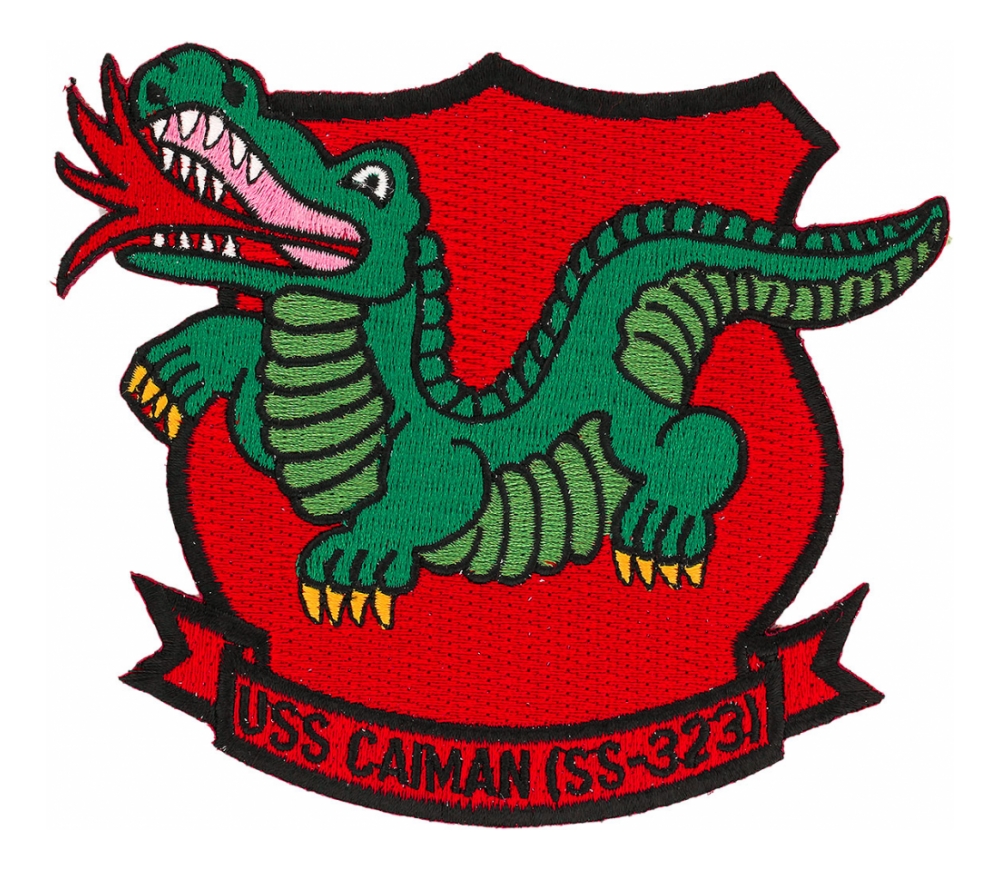 USS Caiman SS-323 Patch | Flying Tigers Surplus