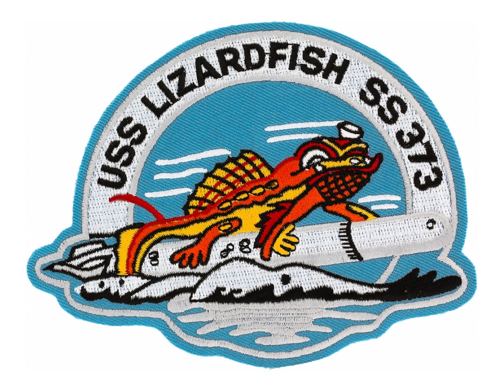 USS Lizardfish SS-373 Patch | Flying Tigers Surplus