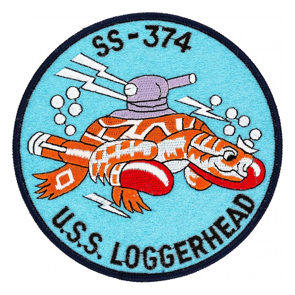 USS Loggerhead SS-374 Patch | Flying Tigers Surplus