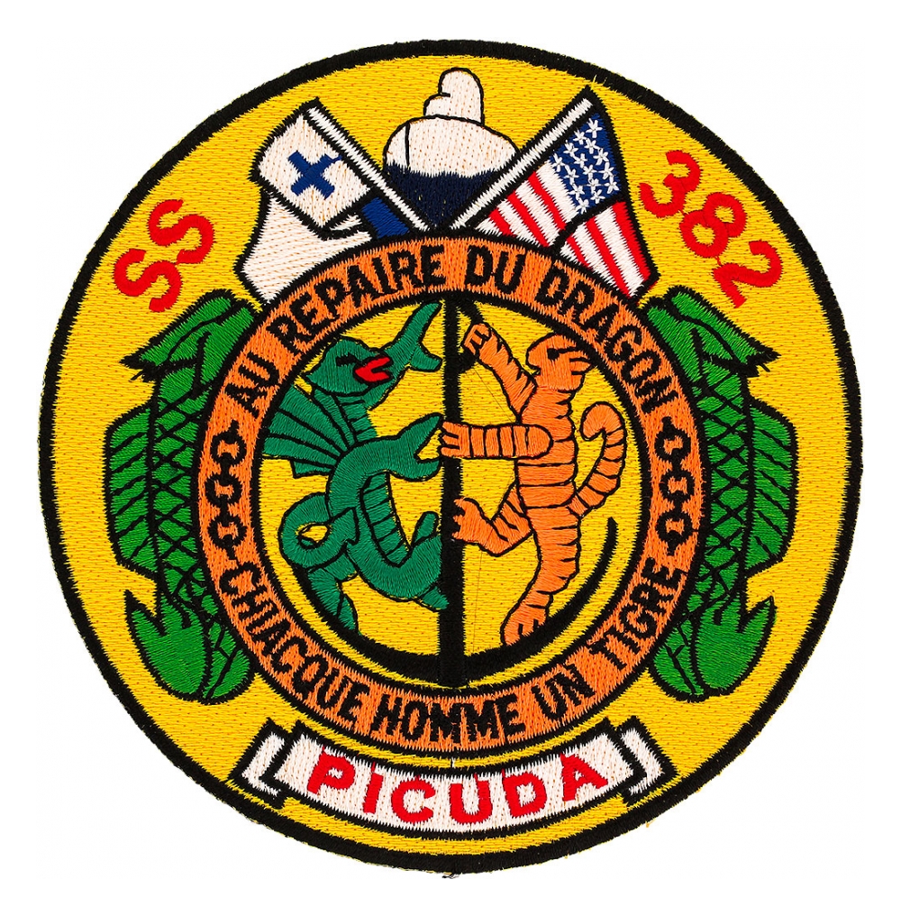 USS Picuda SS-382 Patch | Flying Tigers Surplus