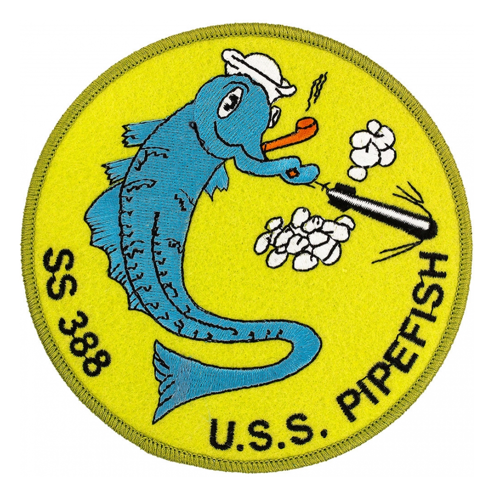 USS Pipefish SS-388 Patch | Flying Tigers Surplus