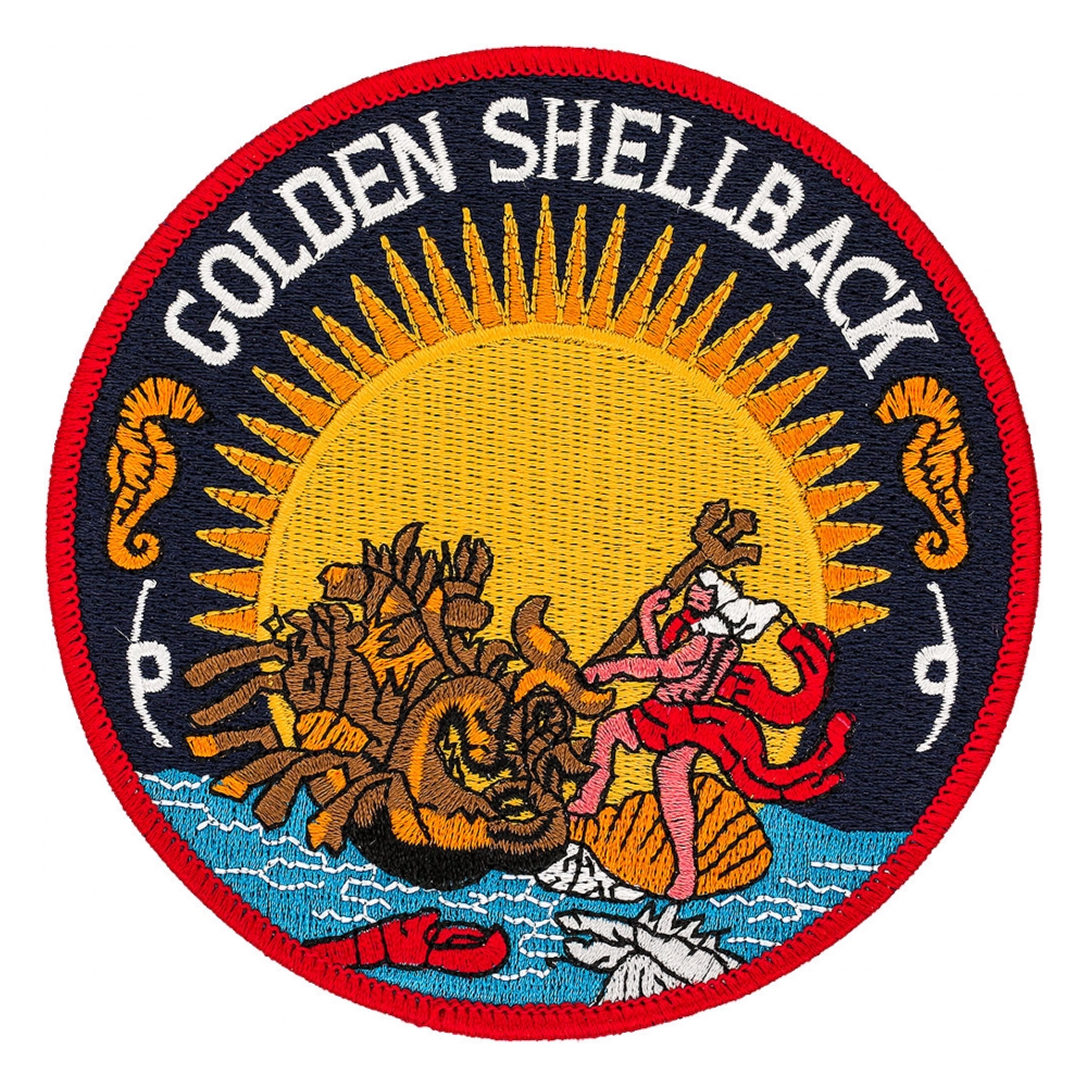 Golden Shellback Patch | Flying Tigers Surplus