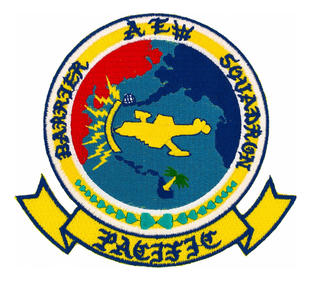 AEW Pacific Barrier Squadron Patch | Flying Tigers Surplus
