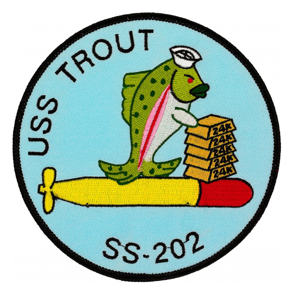 USS Trout SS-202 Submarine Patch | Flying Tigers Surplus