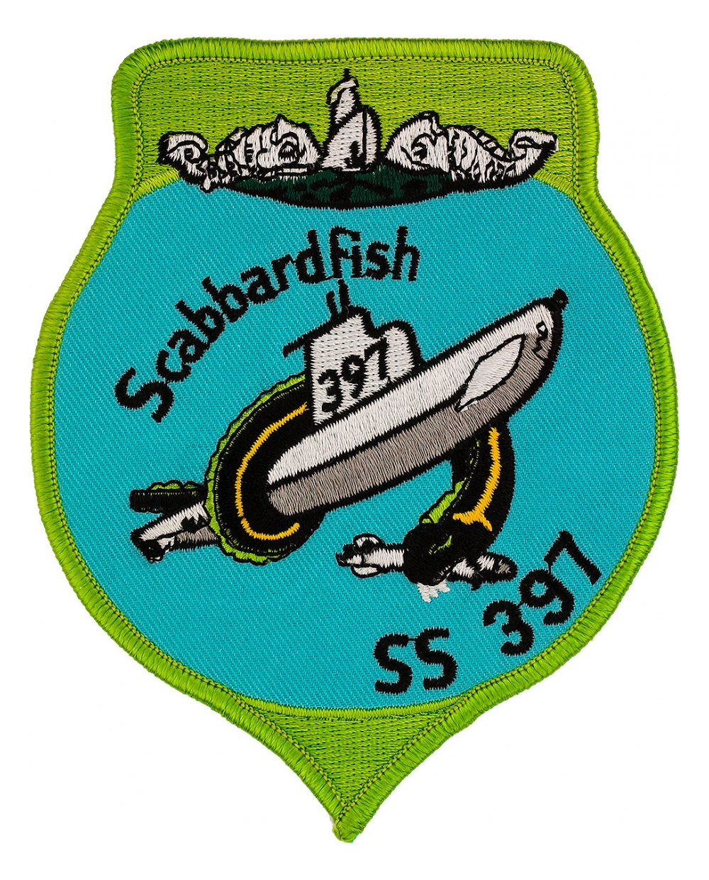 USS Scabbardfish SS-397 Patch | Flying Tigers Surplus