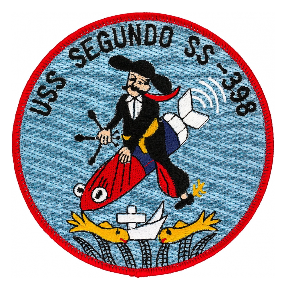 USS Segundo SS-398 Patch | Flying Tigers Surplus