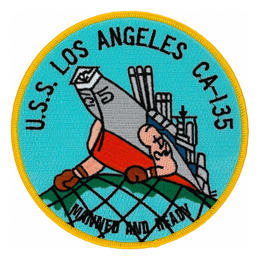 USS Los Angeles CA-135 Ship Patch | Flying Tigers Surplus