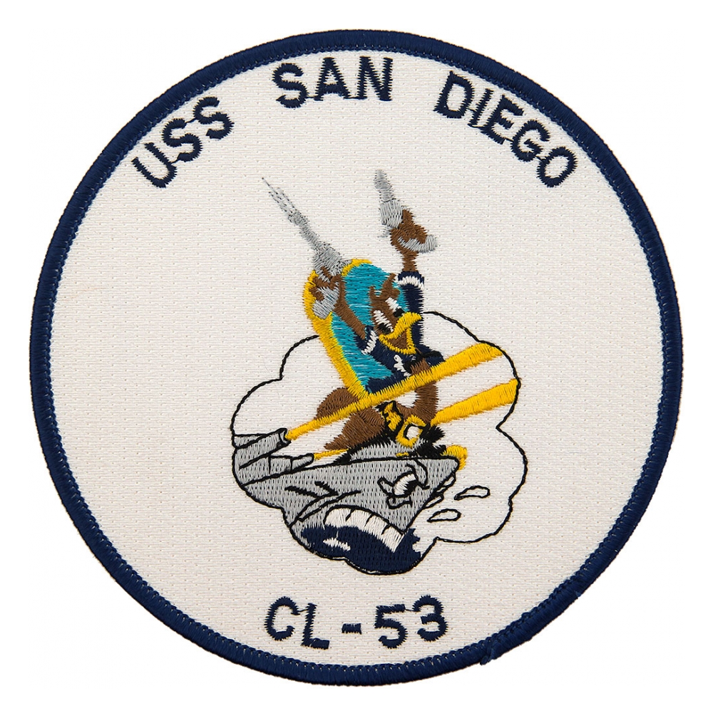 Navy Light Cruiser Ship Patches (CC, CL) | Flying Tigers Surplus